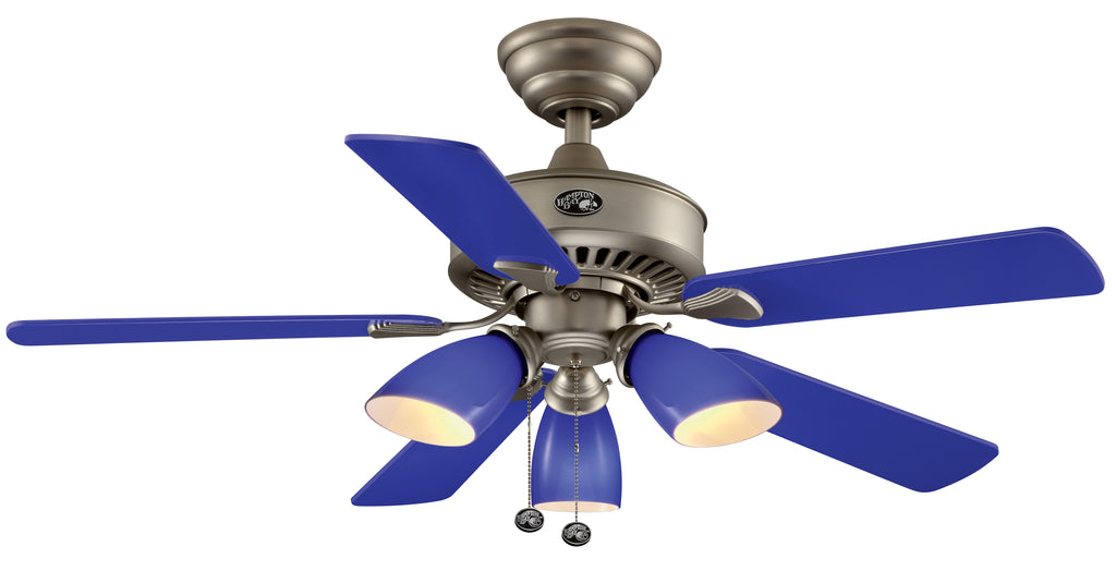 44" Cameron II Plus Cobalt Blue Ceiling Fan – FansAndParts.com
